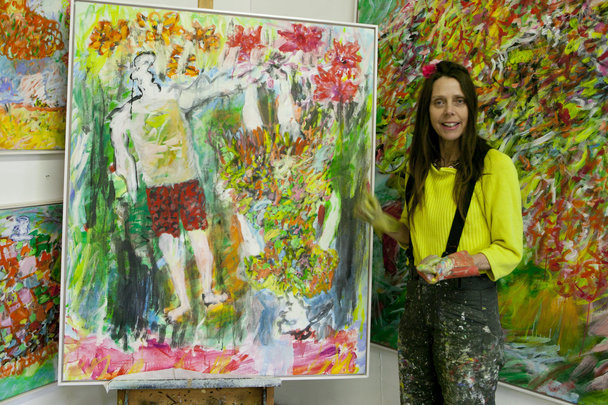 På besøg hos maleren Inge Dahl - Spotted